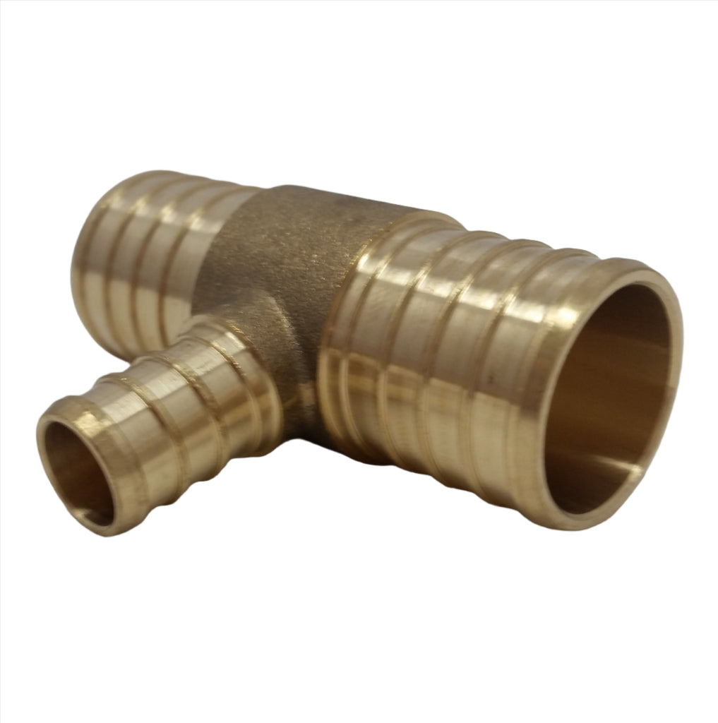 1 1/4" x1 1/4"x1" Pex Crimp Tee LEAD FREE! (Bag of 4) – BadgerPipe